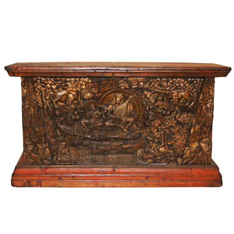 Carved Altar Box For Sale at 1stDibs