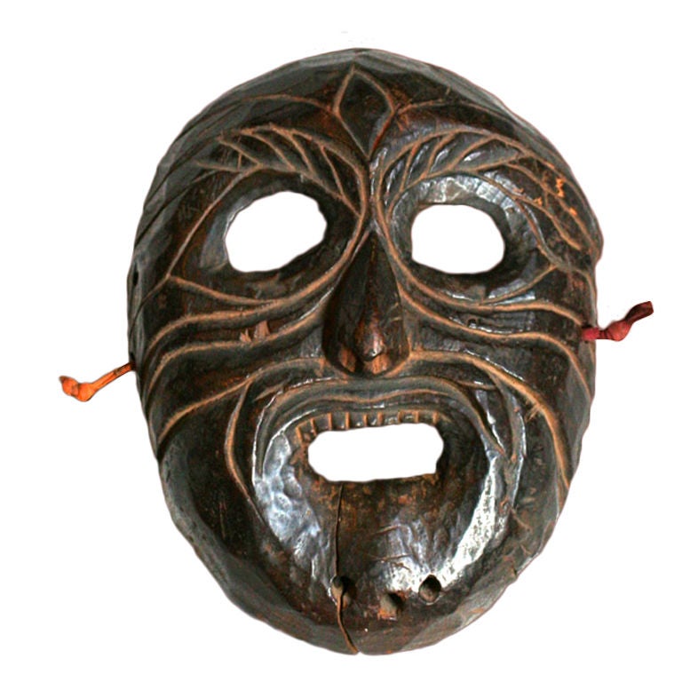 Himalayan Dance Mask For Sale at 1stDibs