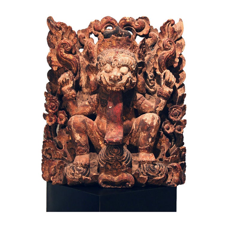 Architectural Fragment Possibly Depicting a Garuda For Sale at 1stDibs