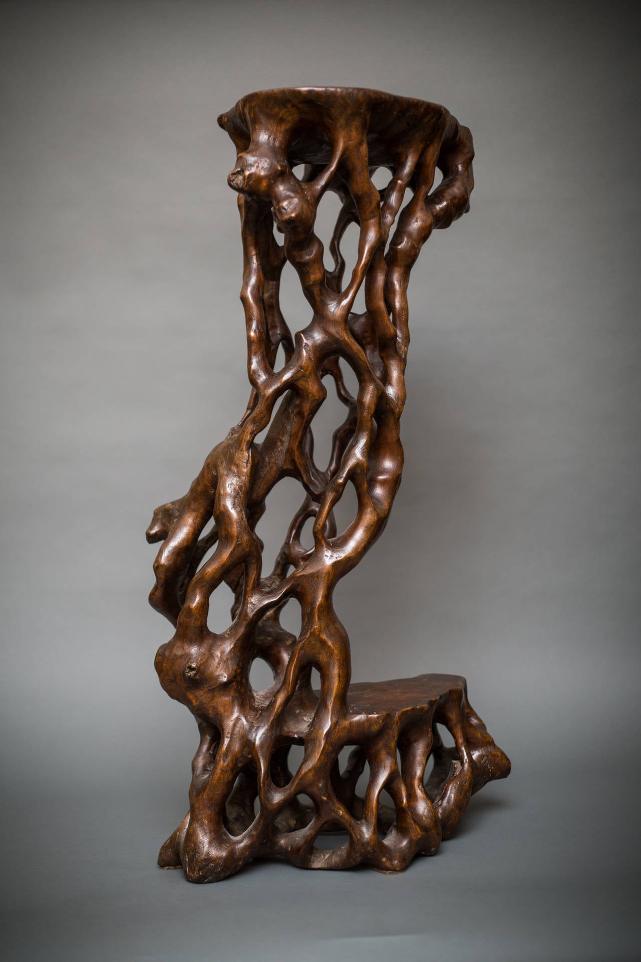 Japanese Two-Tier Root Stand For Sale at 1stdibs