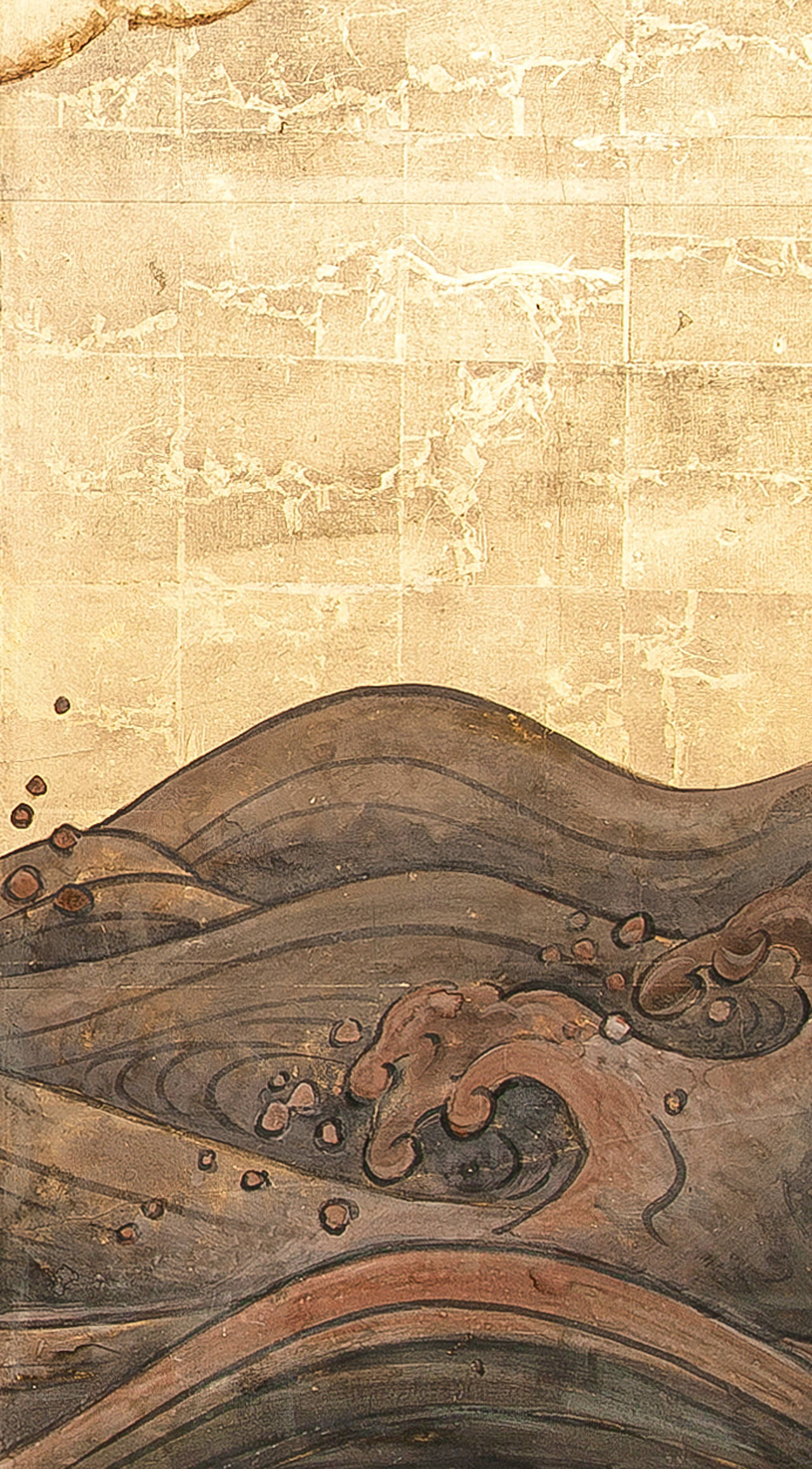 Japanese Screen Painting of Seascape and Bamboo at 1stDibs | bamboo ...