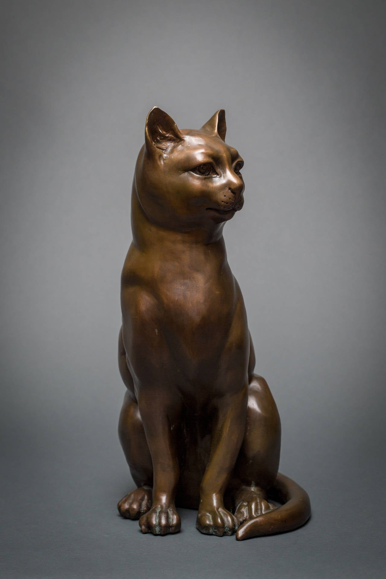 French Bronze Cat Sculpture at 1stDibs | bronze cats for sale