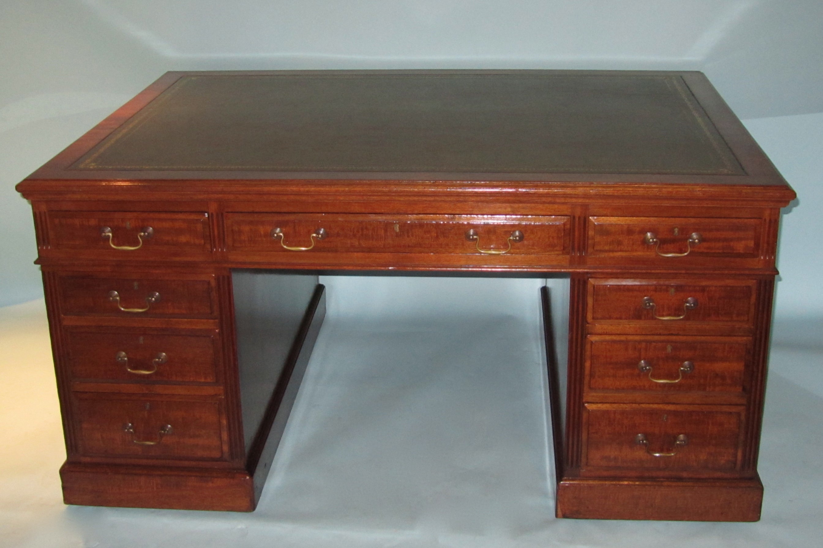 Georgian Style Partners Desk at 1stDibs
