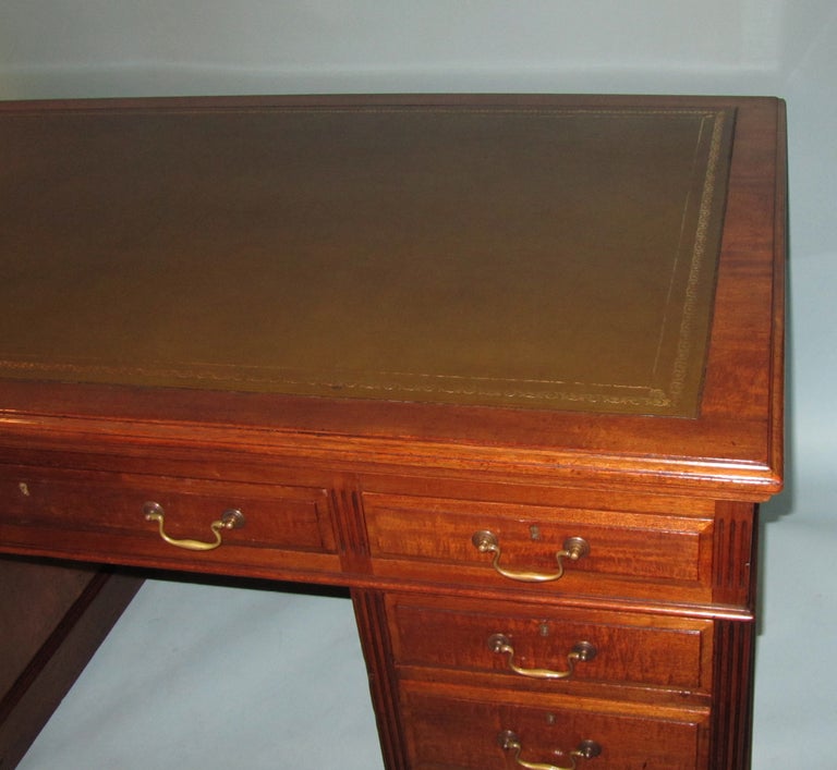 Georgian Style Partners Desk at 1stDibs