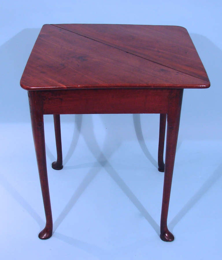 Georgian Mahogany Envelope Table at 1stDibs