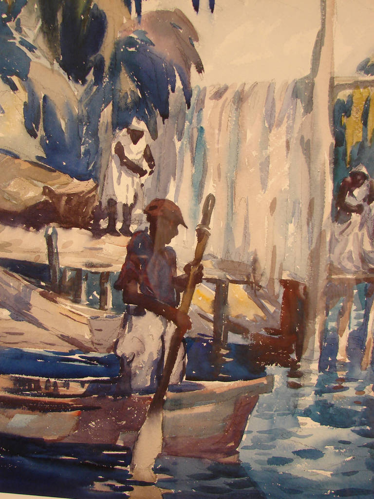 Southern Interest Watercolor by George Pearse Ennis at 1stDibs | george ...