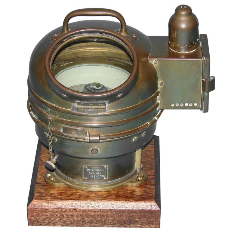 Binnacle form wet compass at 1stDibs