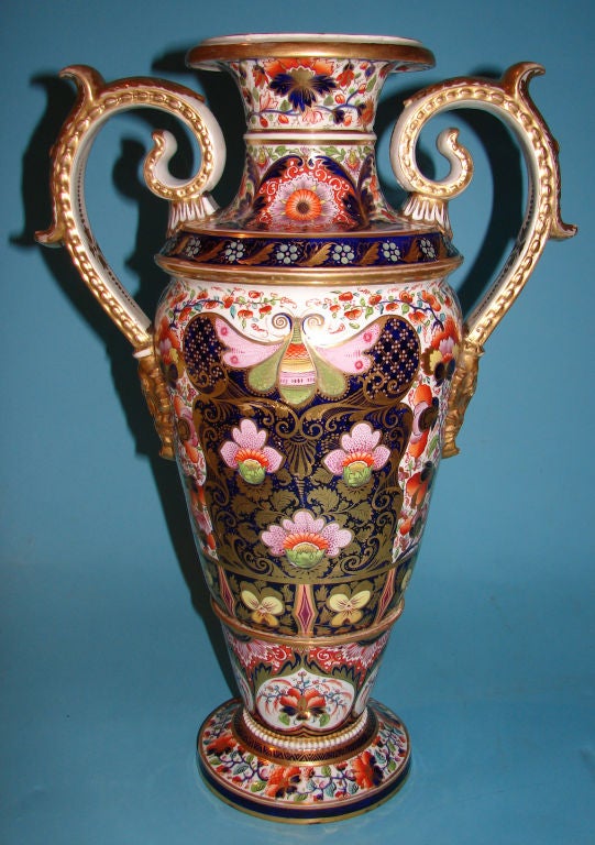 Tall English vase at 1stDibs