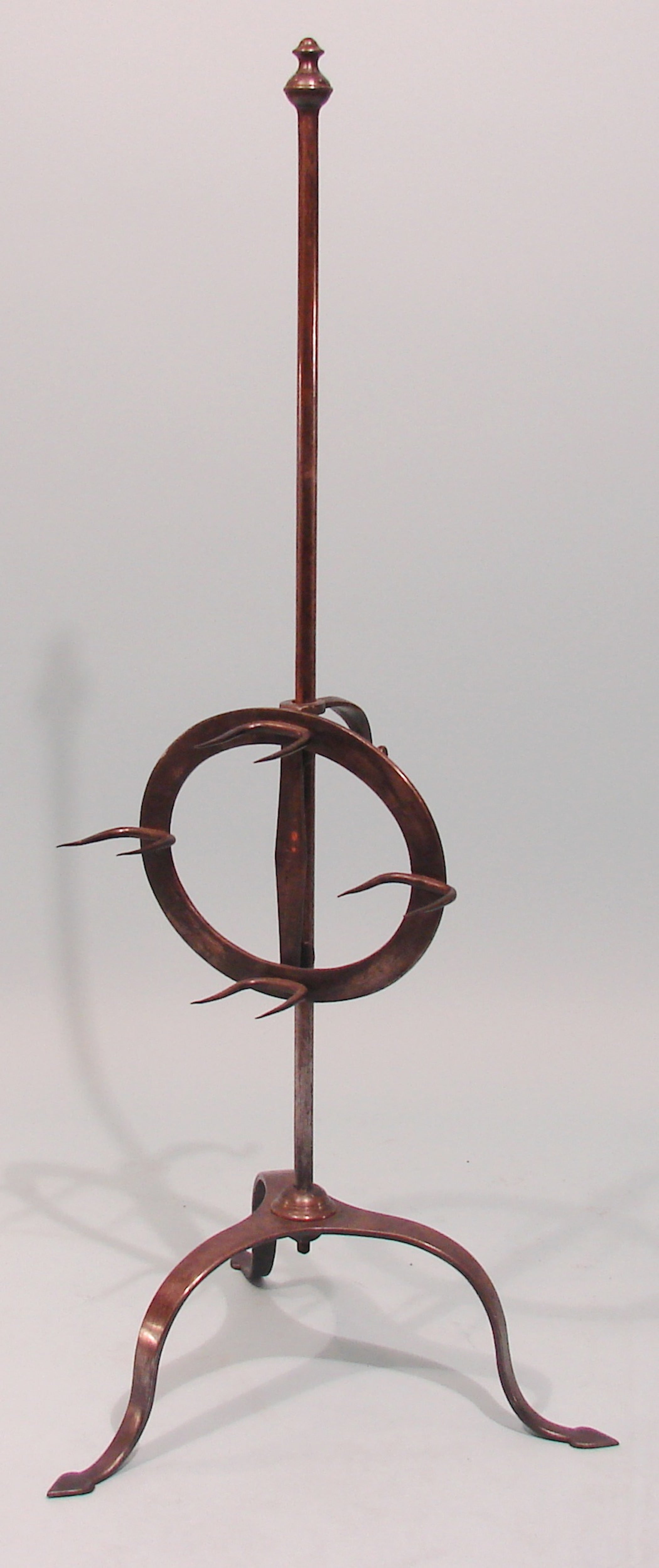 Rare 18th Century Steel and Iron Spit For Sale at 1stDibs