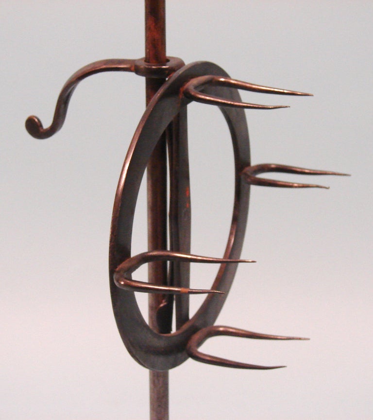 Rare 18th Century Steel and Iron Spit For Sale at 1stDibs