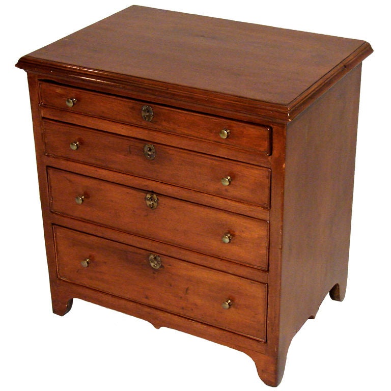 American Mahogany Small Chest at 1stDibs