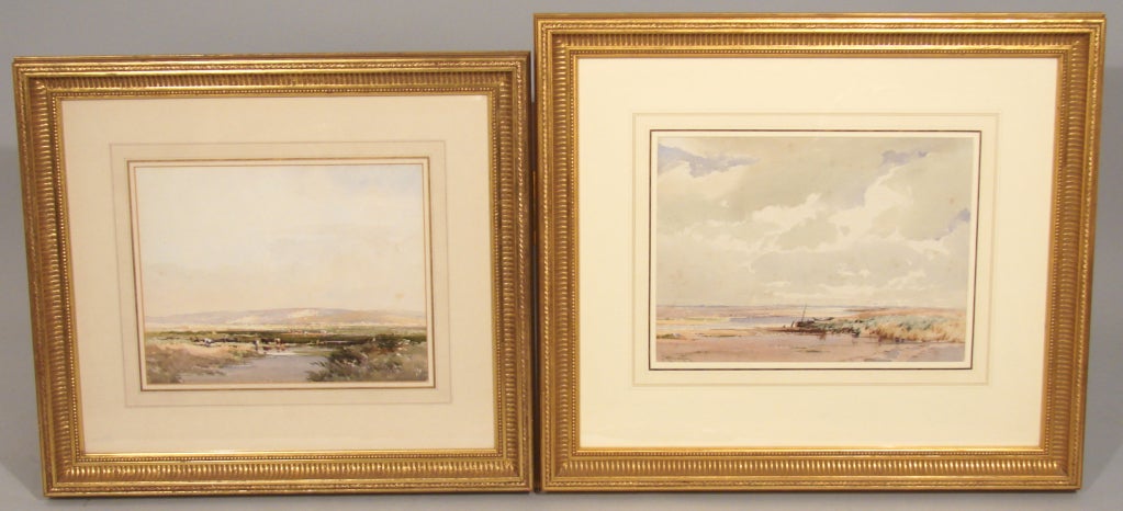 Charles Harrington (British 1865-1943) Pair Watercolors at 1stDibs ...