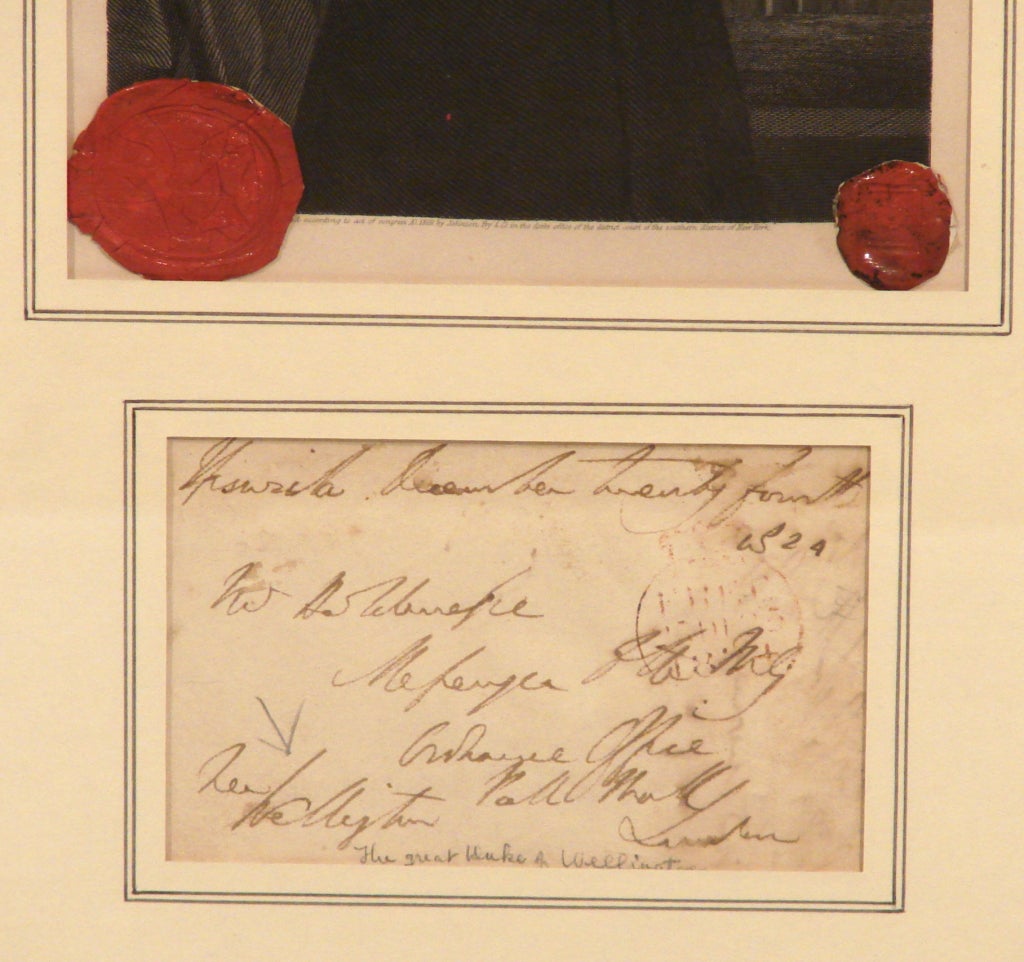 Duke of Wellington Signature and Engraving at 1stDibs | engraving ...