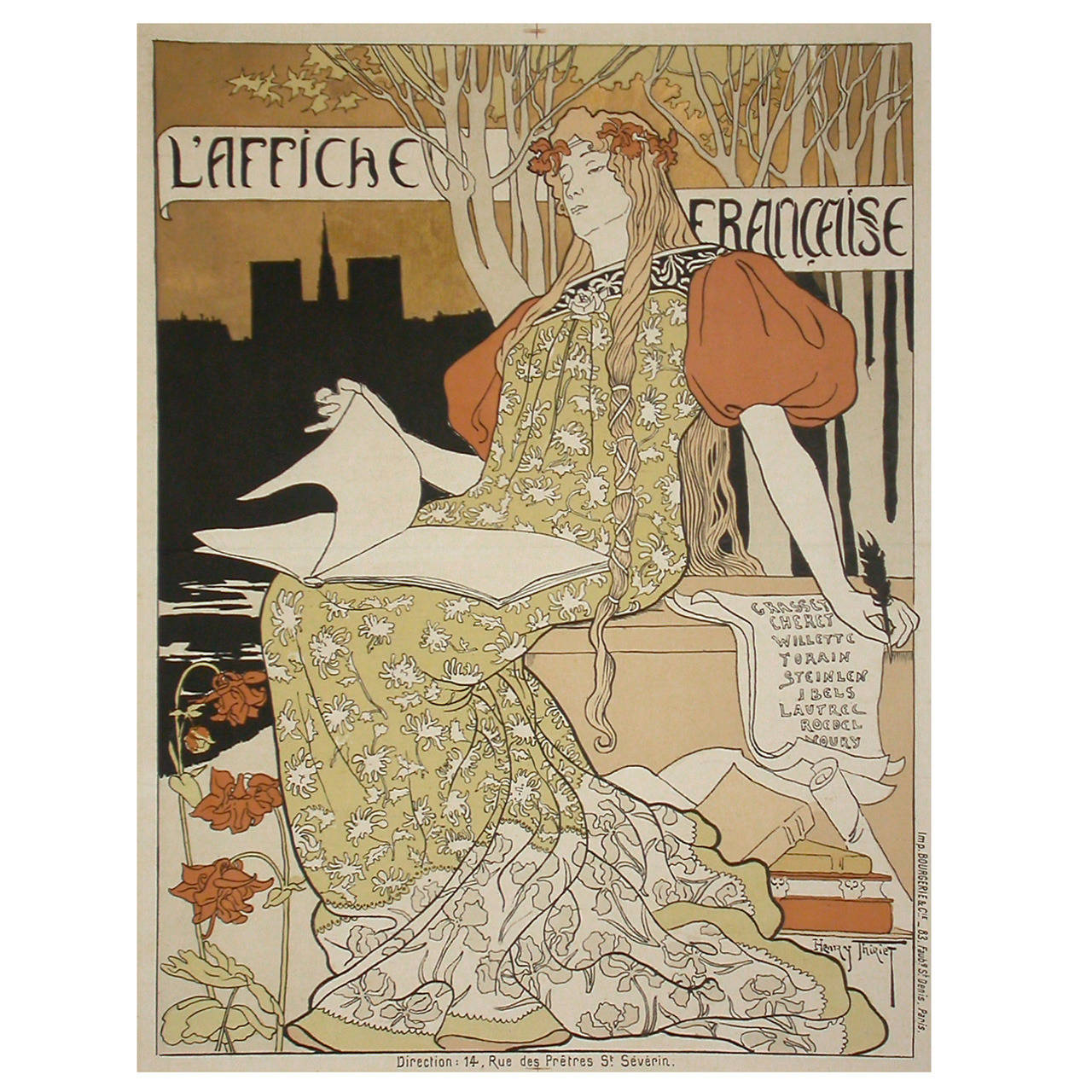 French Exhibition Poster For Sale at 1stDibs