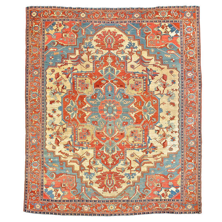Persian Serapi Carpet at 1stDibs