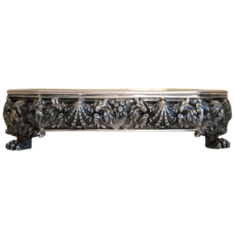 Rarest Tiffany Sterling Silver Wine Stand Circa 1884 at 1stDibs