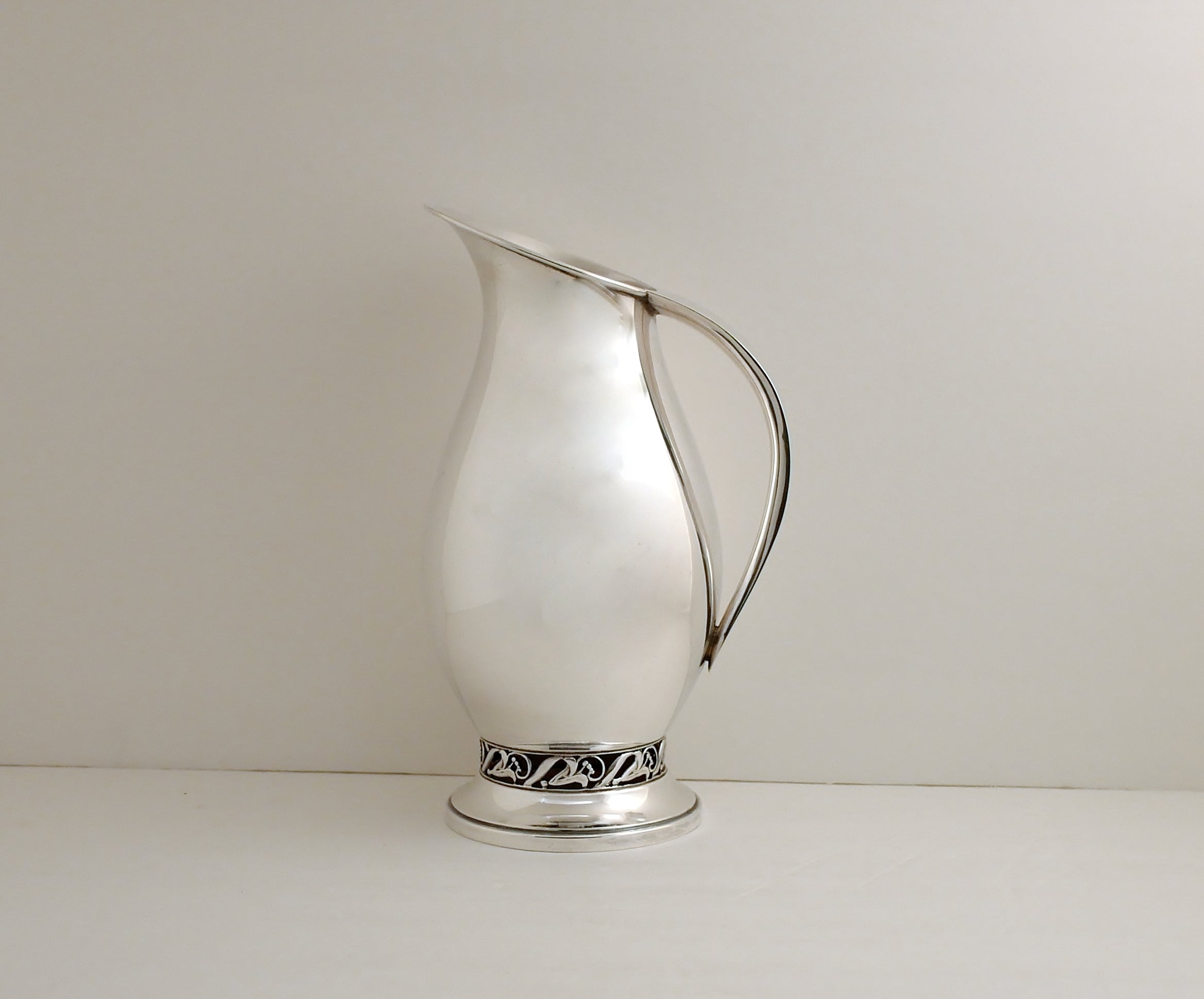 1950's Durham New York Sterling Silver Modern Pitcher at 1stDibs
