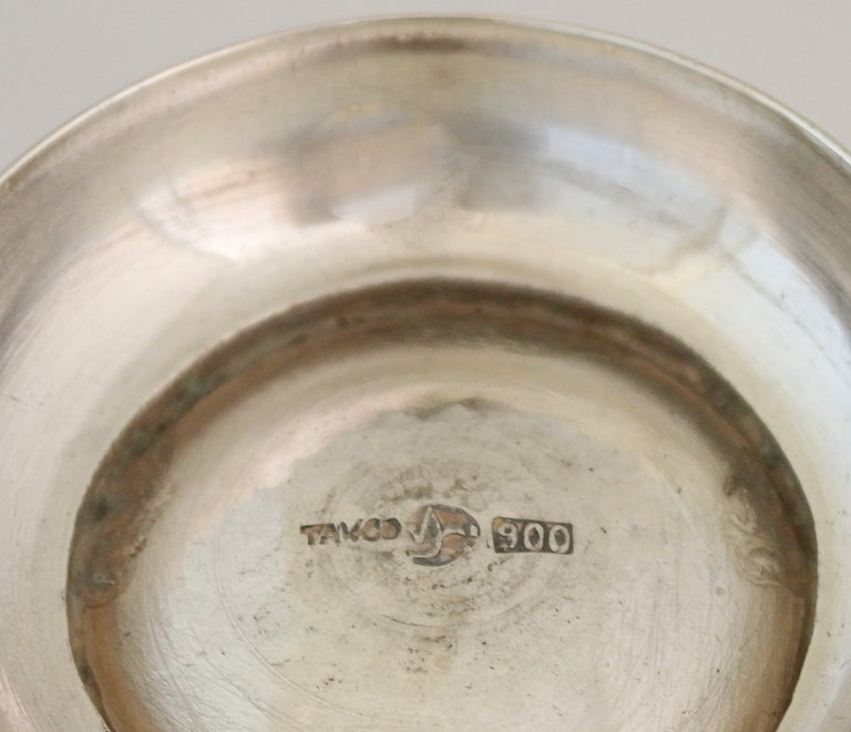 William Spratling Sterling Silver Set of 6 Dessert Cups Rope Motif For ...