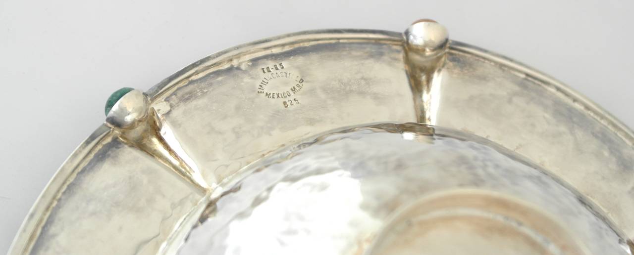 Emilia Castillo Sterling Silver Hand-Hammered Bowl at 1stDibs