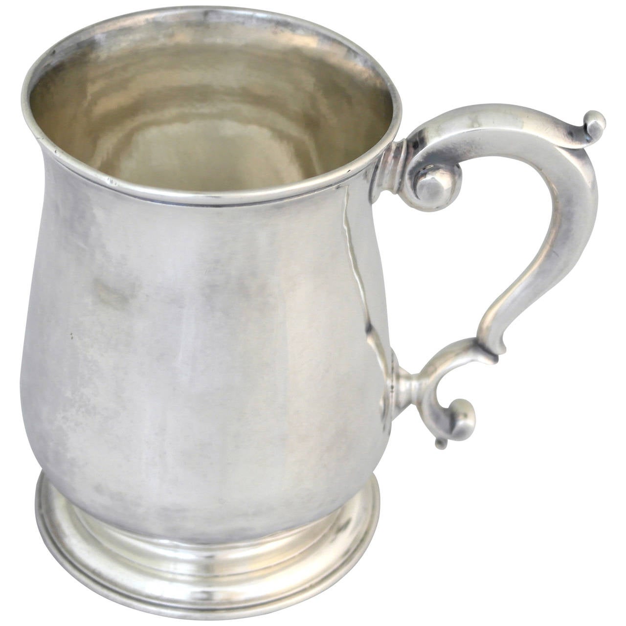 Important Sterling Silver Tankard, Richard Bayley, London, circa 1745 ...