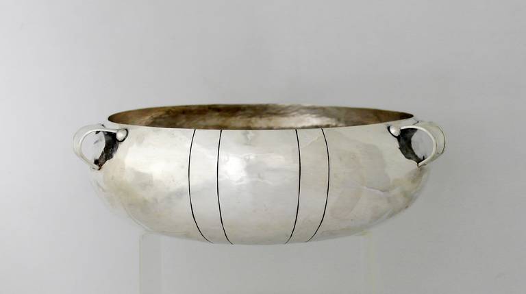 William Spratling Large Hand-Wrought Sterling Silver Bowl--Earliest ...