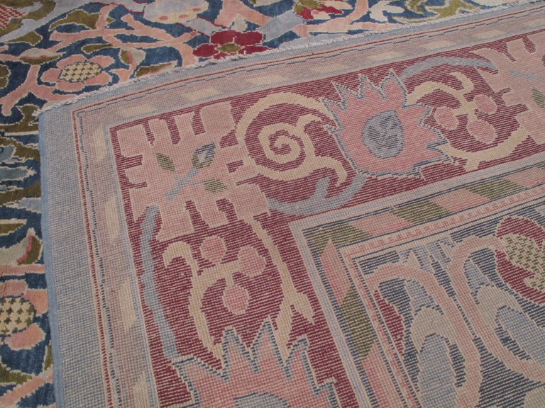 Large European Carpet in Arts and Crafts Style at 1stDibs