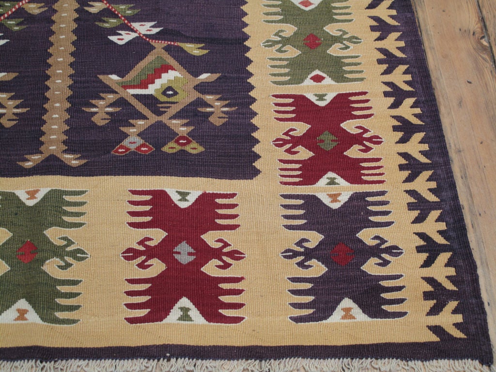 Balkan Kilim Rug For Sale at 1stDibs