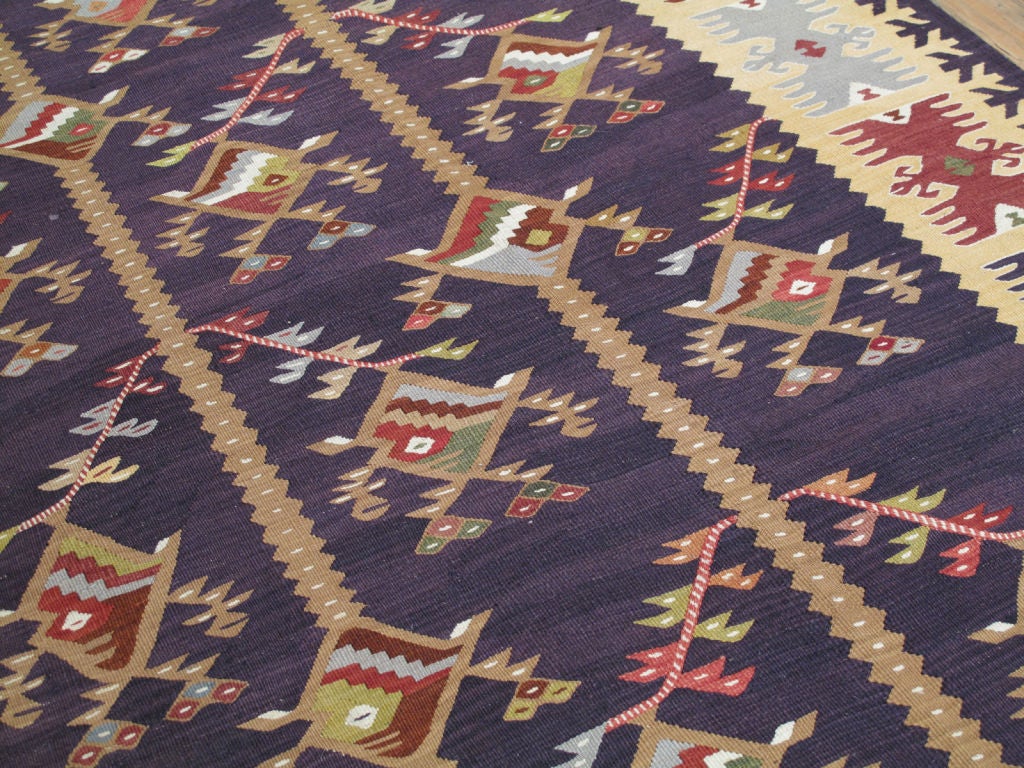 Balkan Kilim Rug For Sale at 1stDibs