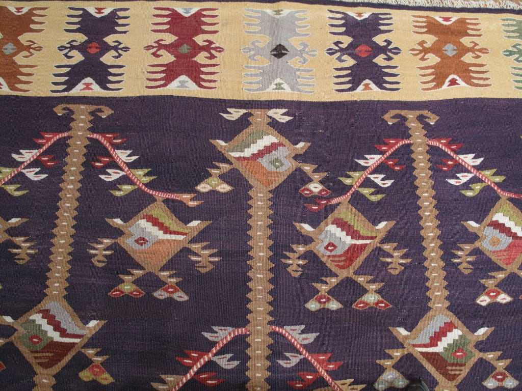 Balkan Kilim Rug For Sale at 1stDibs
