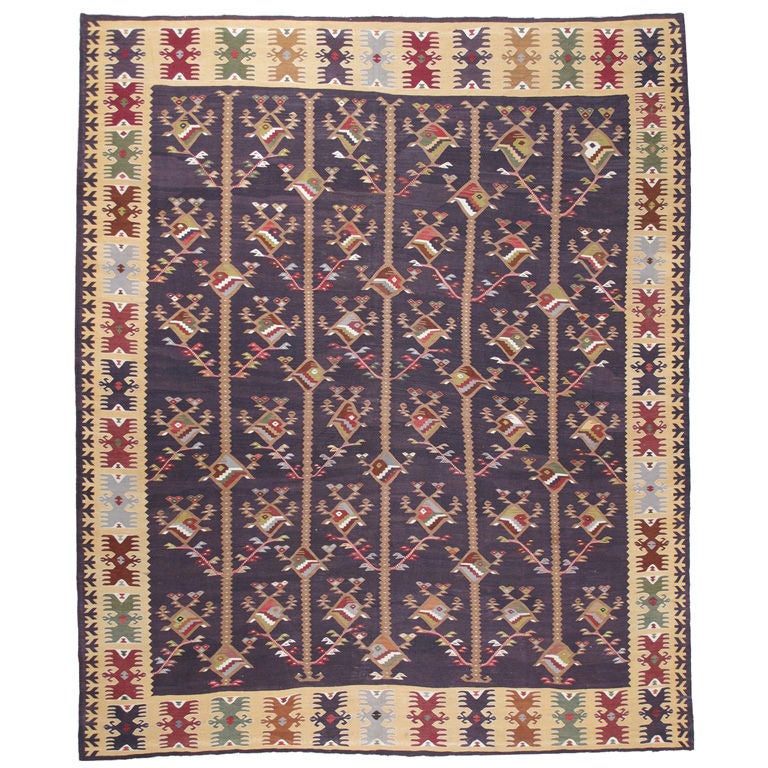 Balkan Kilim Rug For Sale at 1stDibs