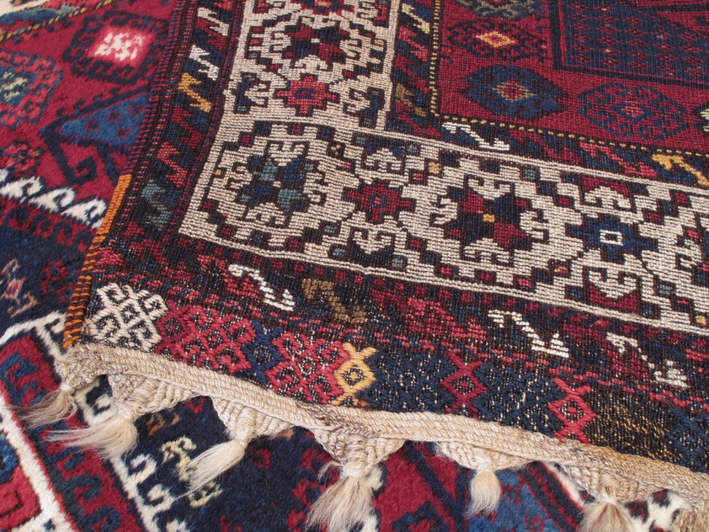 Sparkling Kurdish Rug at 1stDibs