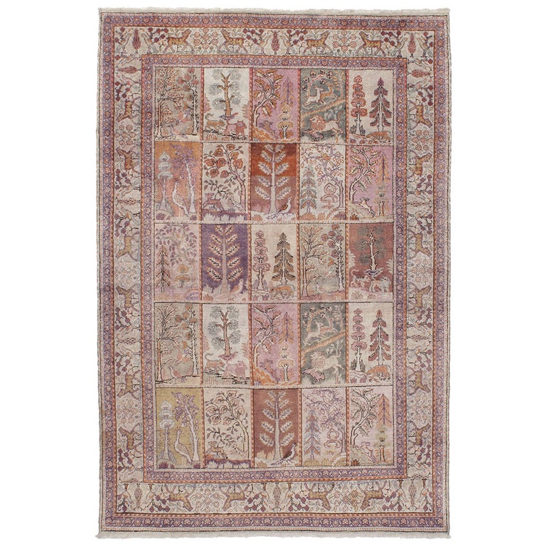 Cotton Kayseri Rug For Sale at 1stDibs