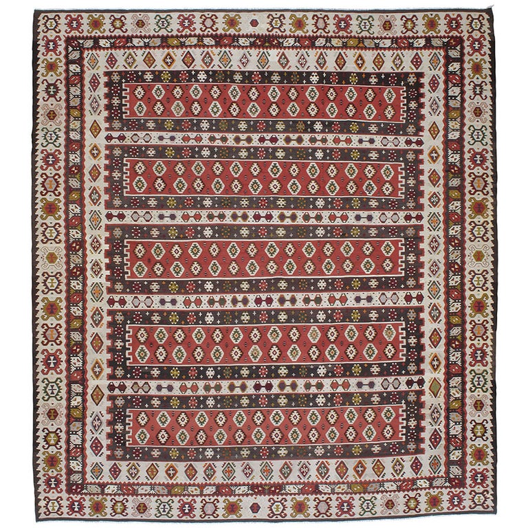 Balkan Kilim Rug For Sale at 1stDibs