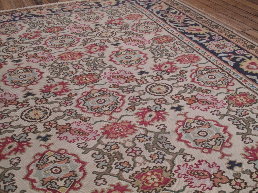 Large Bulgarian Kilim Rug at 1stDibs | bulgarian rugs for sale ...