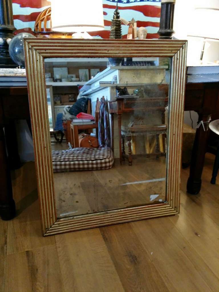 Reeded Mirror at 1stDibs