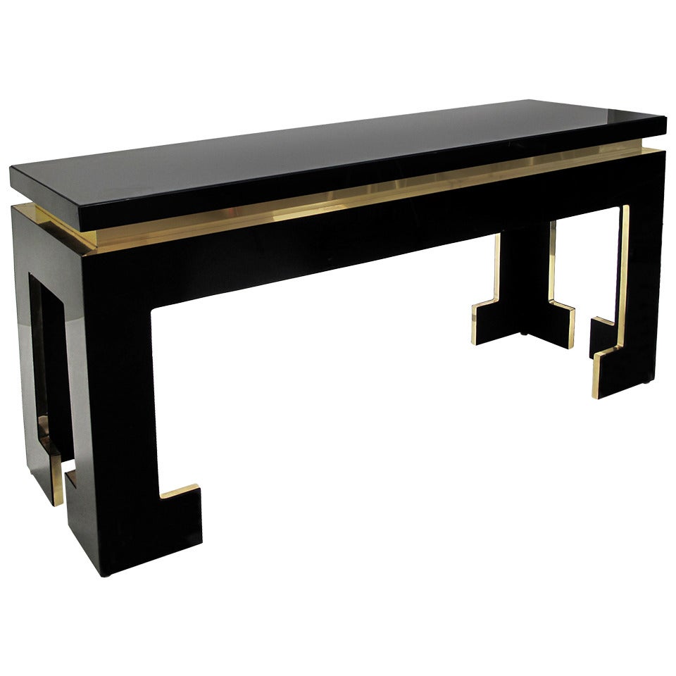 Asian Modern Console at 1stDibs