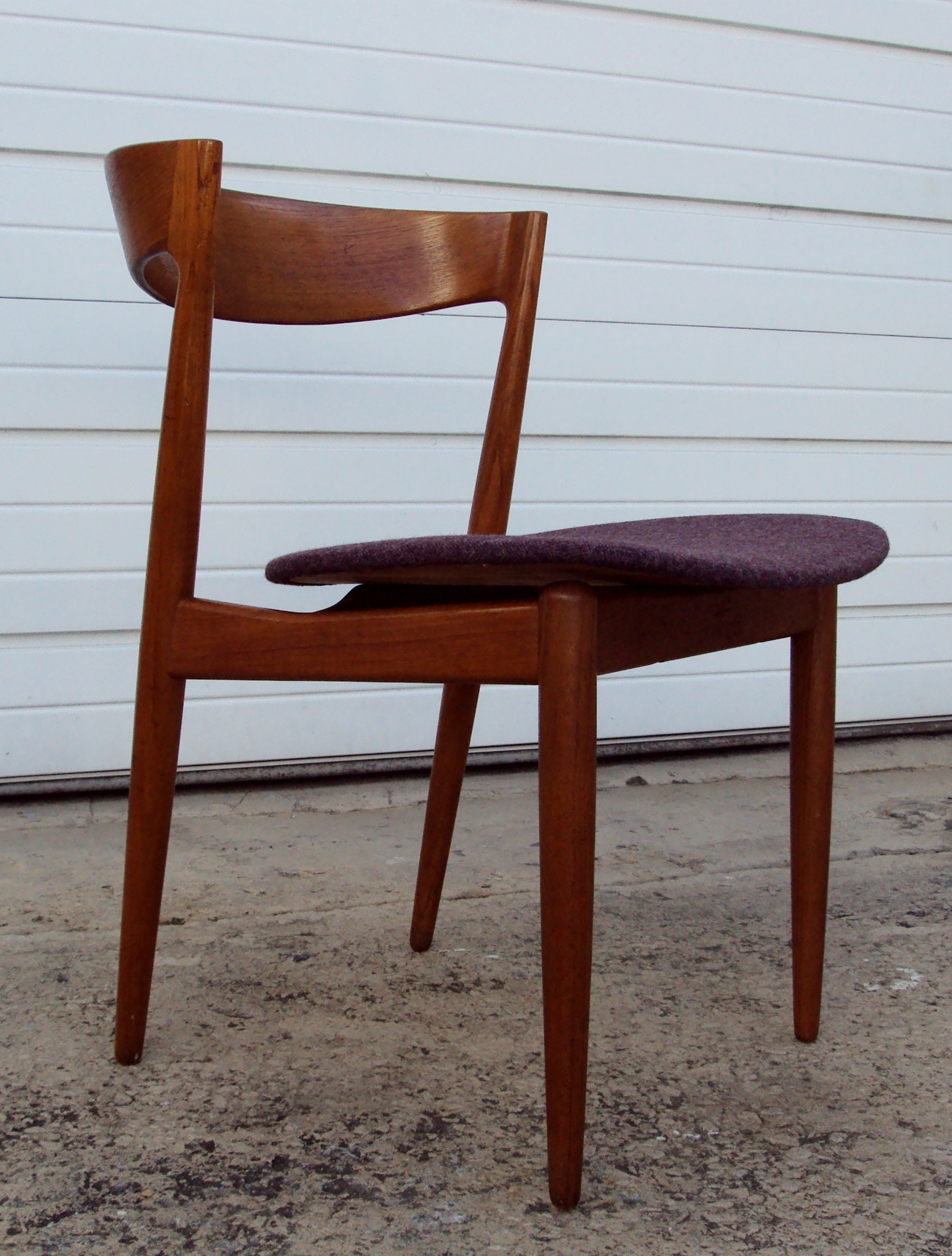 Danish Mid-Century Modern Aerodynamic Teak Side Chair at 1stDibs ...