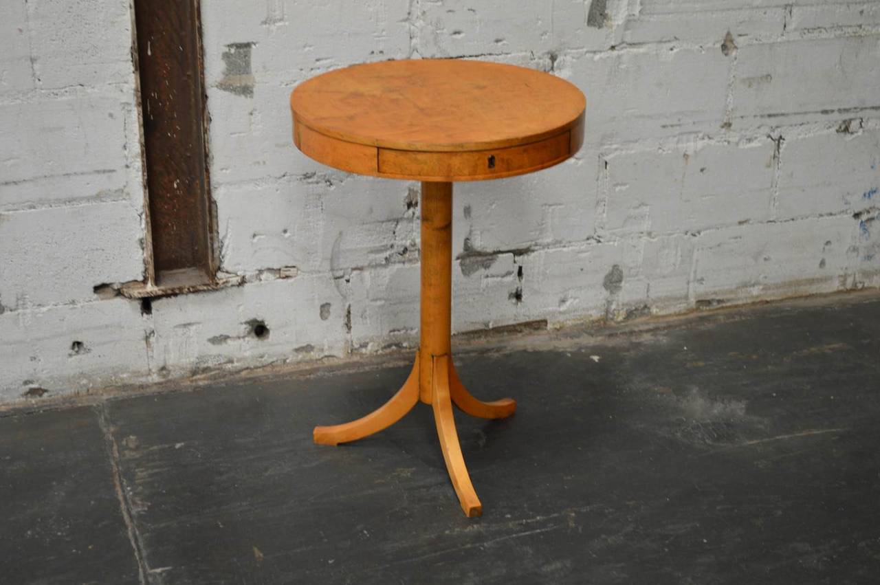 Swedish Biedermeier Drink Side Table at 1stDibs