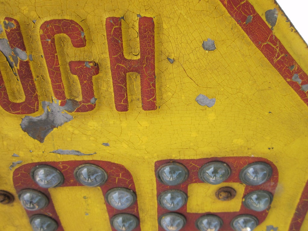 Stop Sign For Sale at 1stDibs | antique yellow stop sign, vintage ...