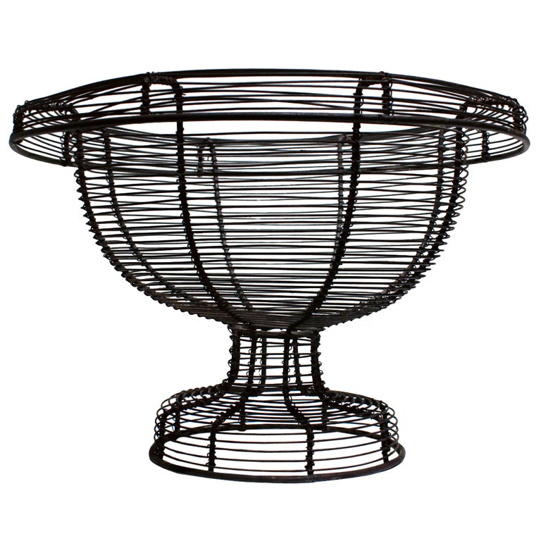 Wirework Footed Compote, circa 1900 at 1stDibs