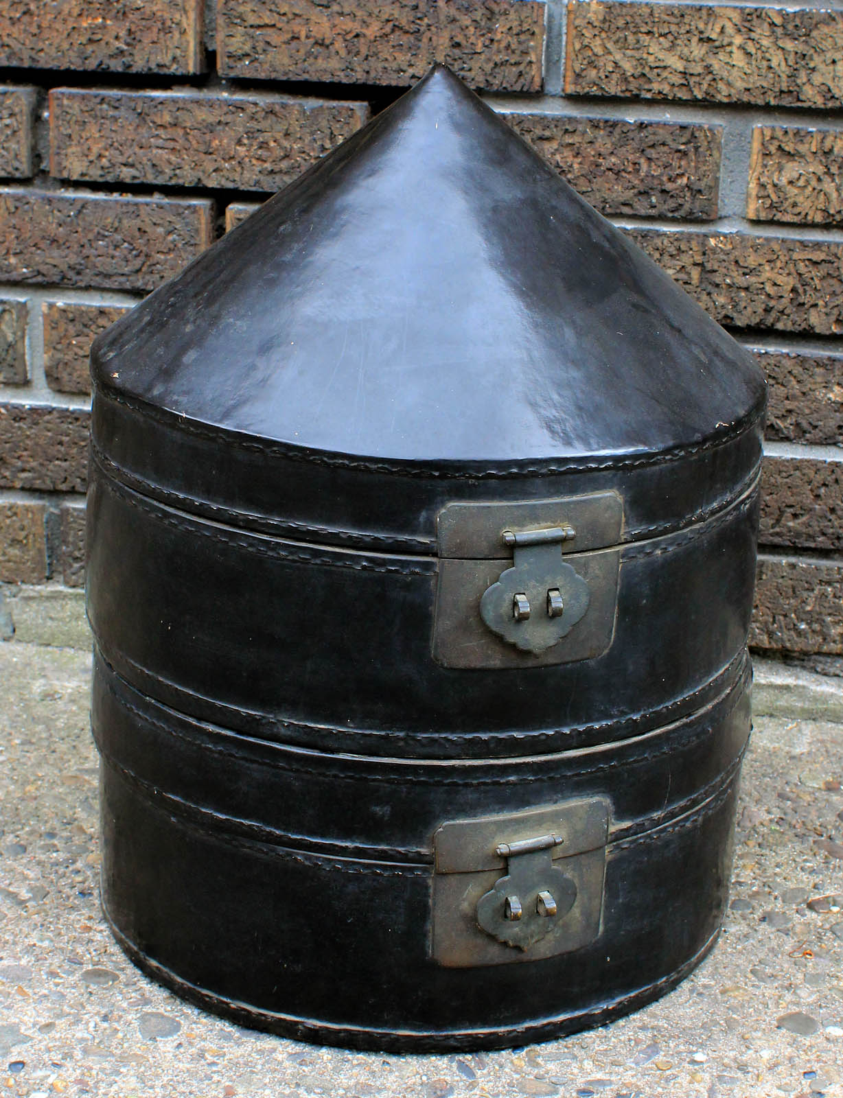 Chinese Double Hat Box, Late 19th Century at 1stDibs