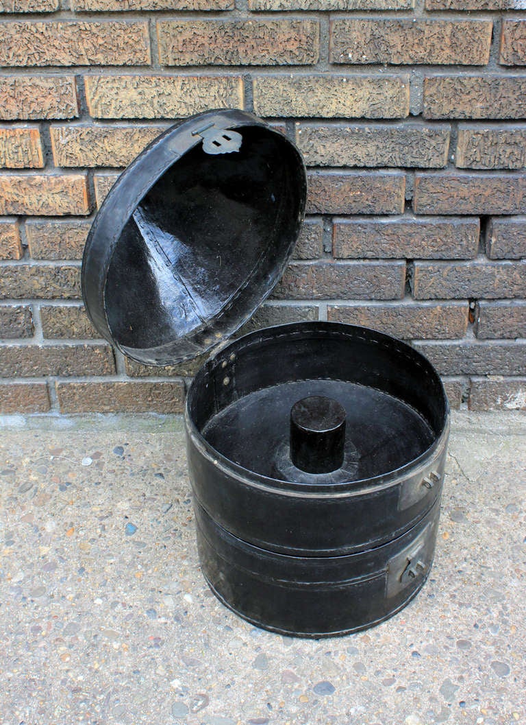 Chinese Double Hat Box, Late 19th Century at 1stDibs