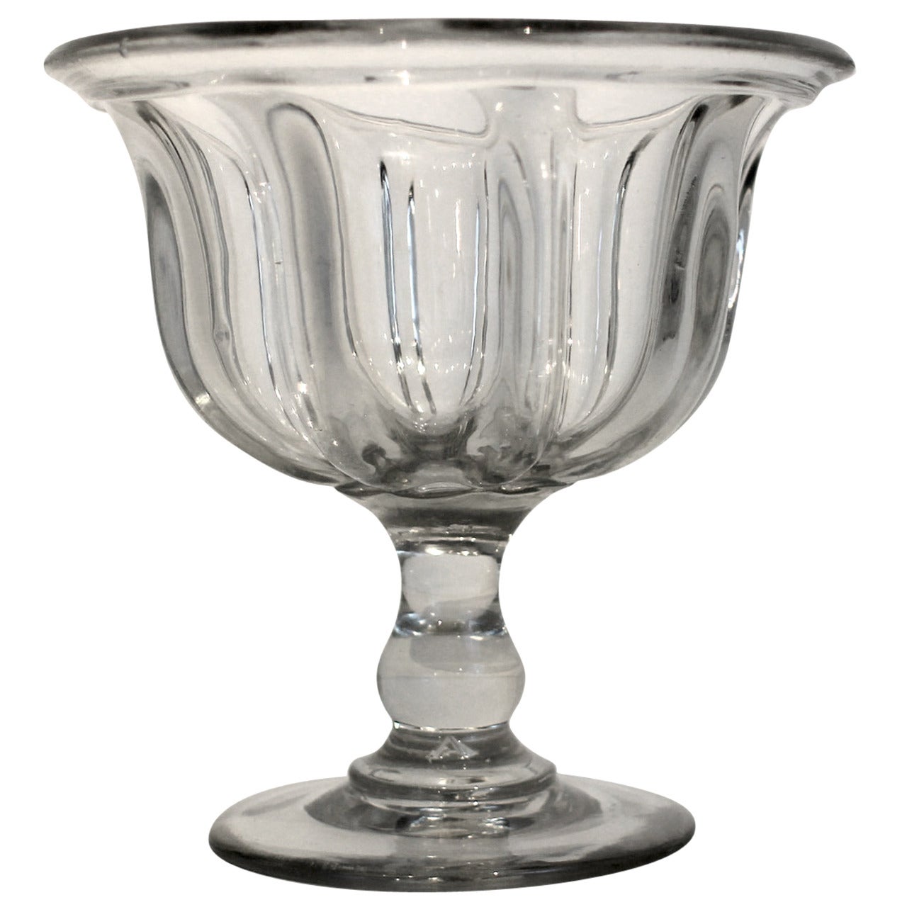 Glass Compote, American, Mid-19th Century For Sale at 1stDibs
