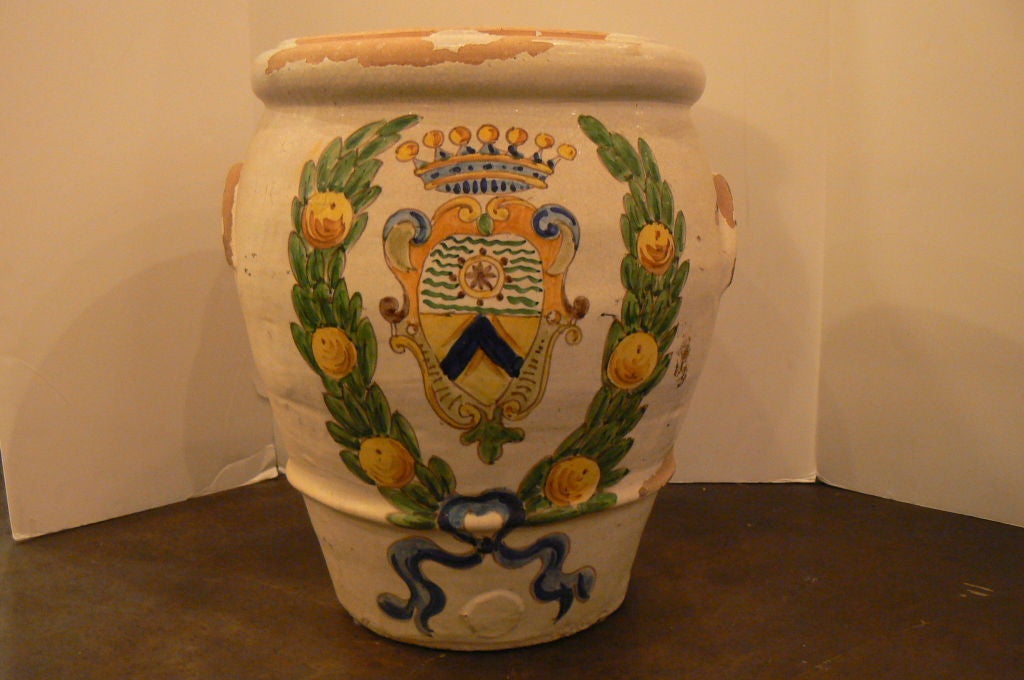 Italian Pottery Urn at 1stDibs