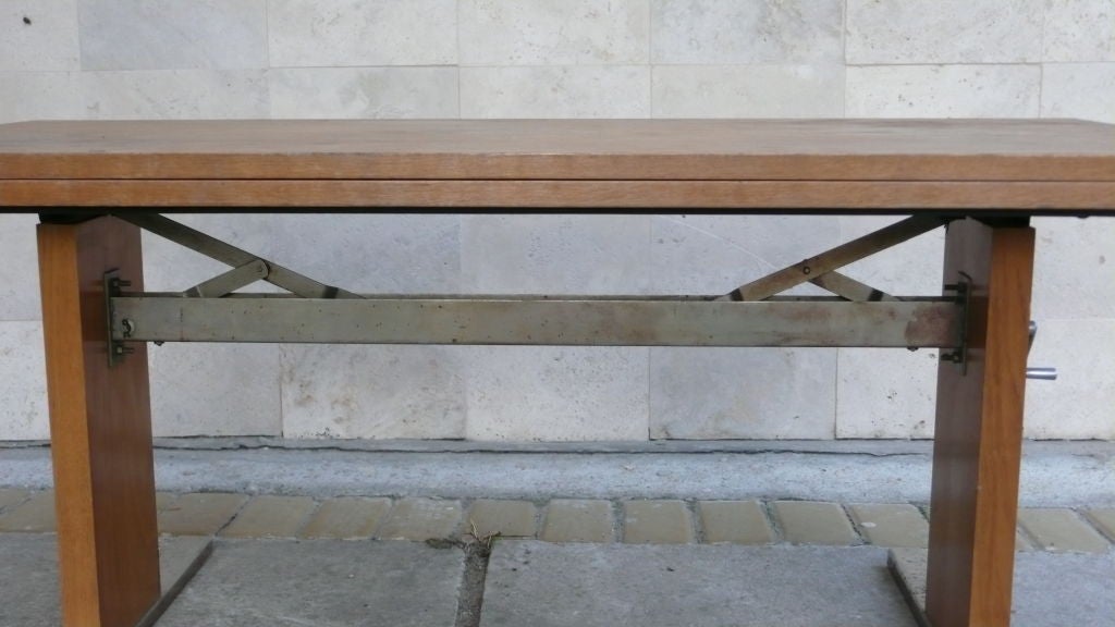 Machine Age Expandable Coffee and Dining Table, 1950s For Sale at 1stDibs