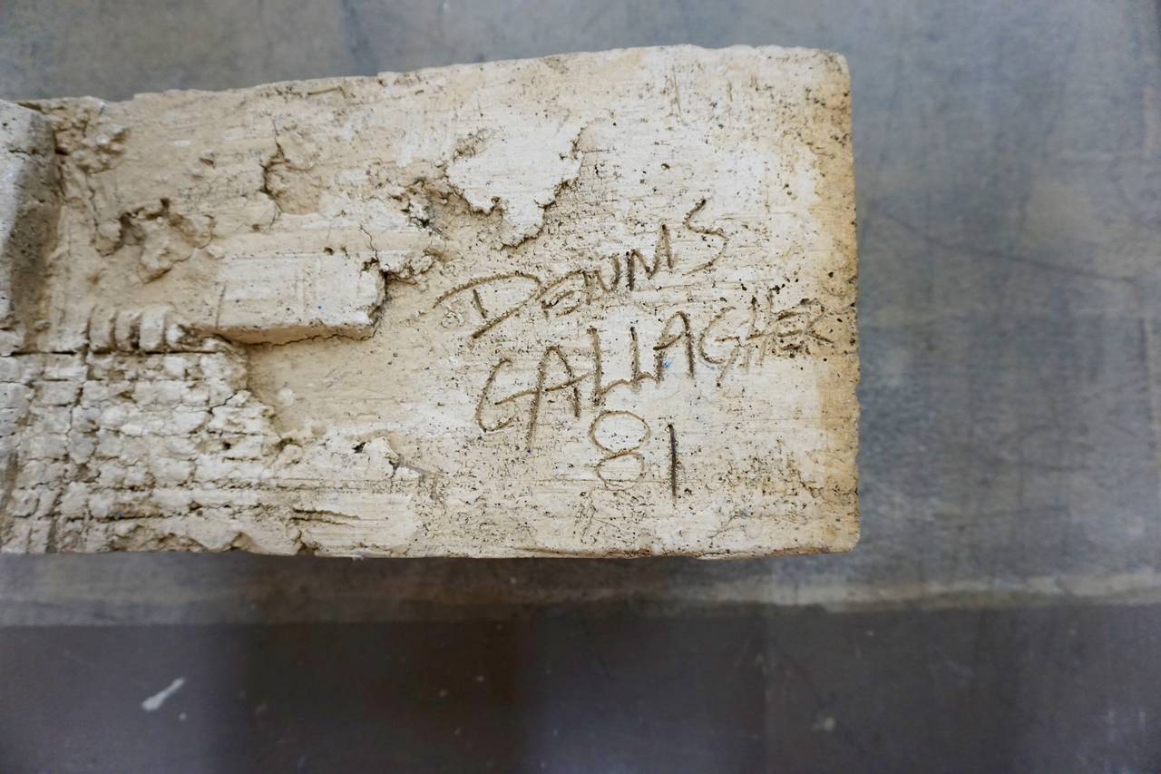 Dennis Gallagher Clay Sculpture Titled "Fragments" at 1stDibs