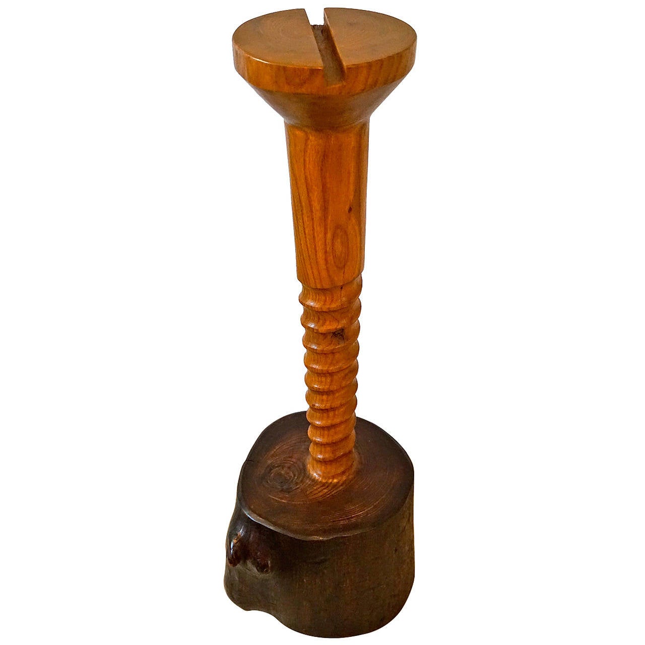 Wood Screw Sculpture by Bill Dehos at 1stDibs