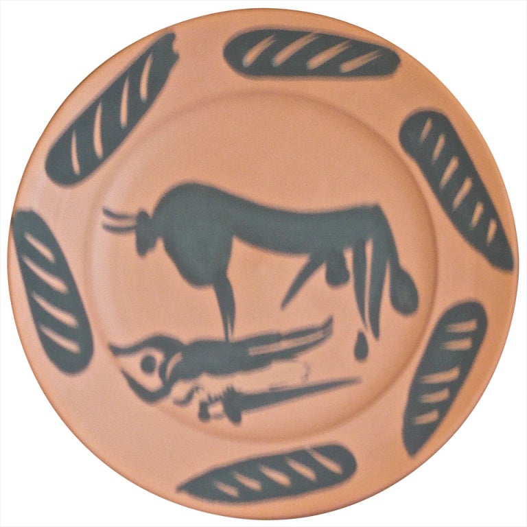Pablo Picasso Ceramic Plate at 1stDibs