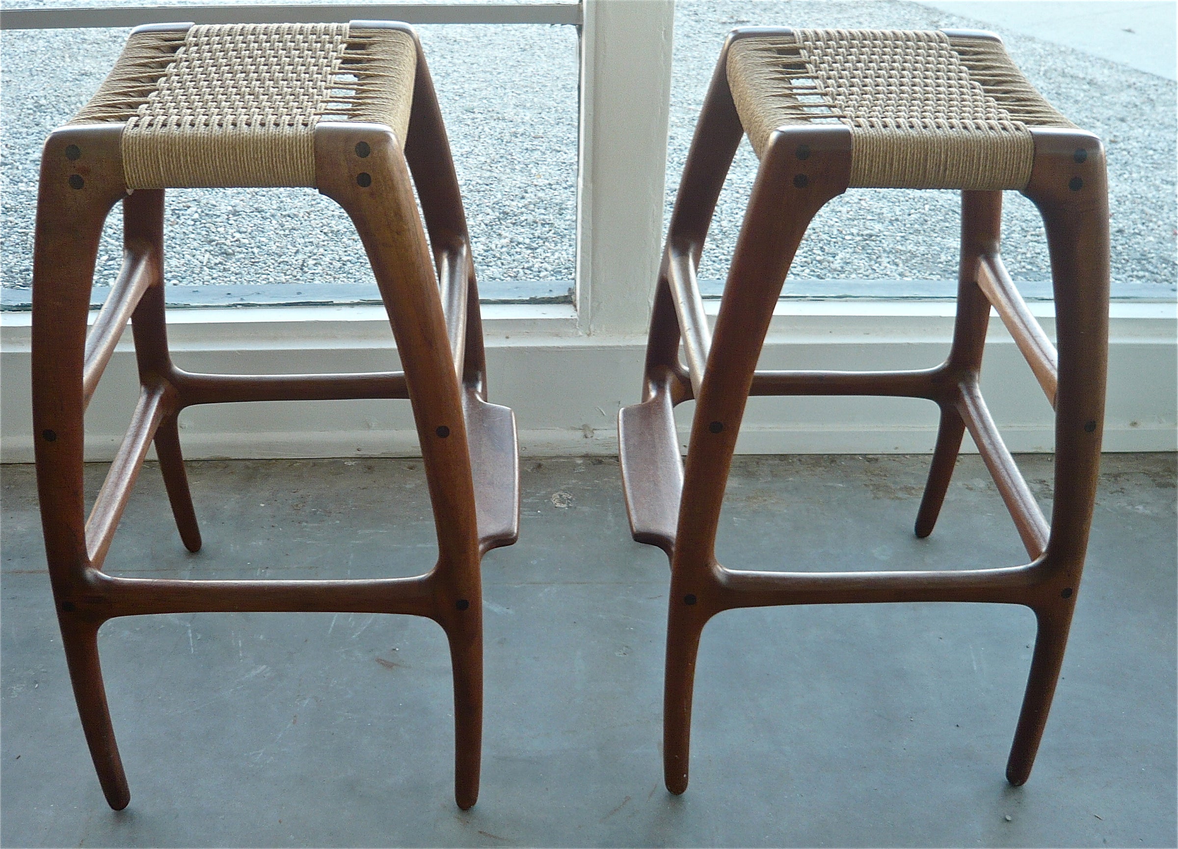 Hand Crafted Barstools by Rick Pohlers at 1stDibs