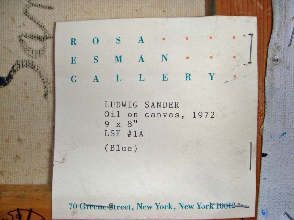 Ludwig Sander, "Blue", 1972 at 1stDibs